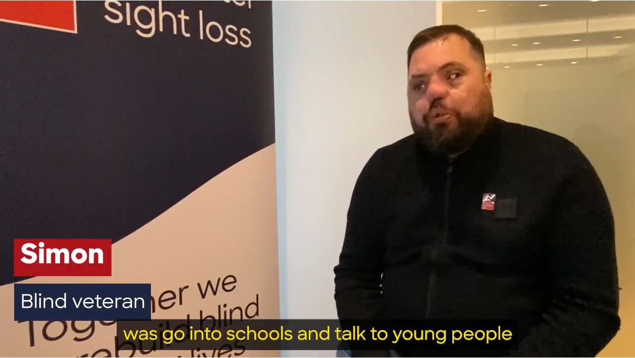 Simon reflects 20 years after the invasion of Iraq - Blind Veterans UK
