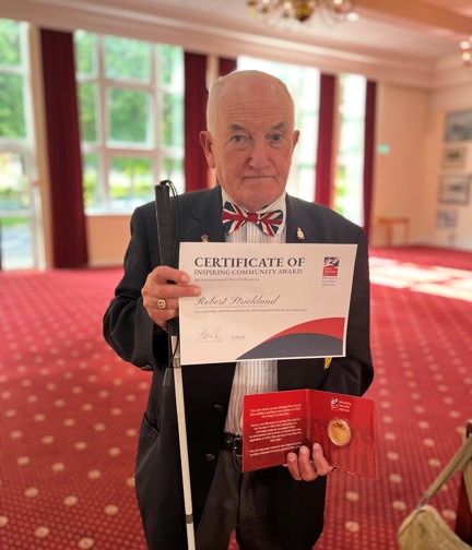 HMS Sultan military dinner - Blind Veterans UK
