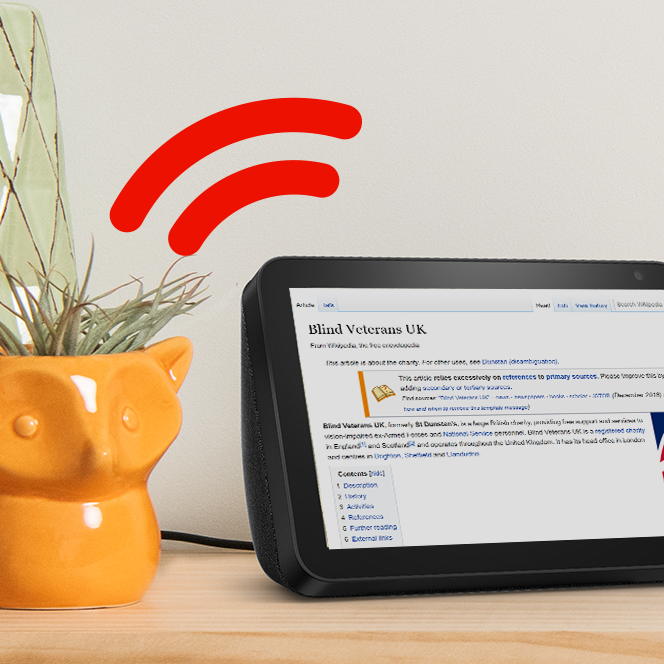 Using Alexa to find out information & facts - Blind Veterans UK