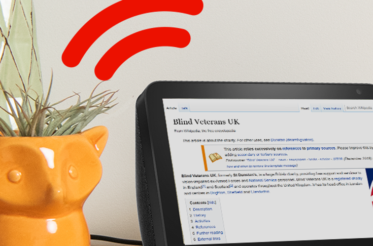 How Alexa can help vision-impaired people - Blind Veterans UK