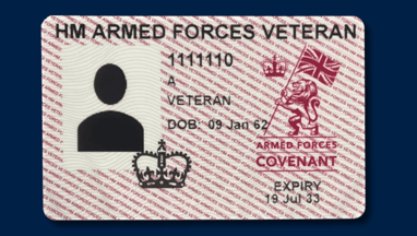 The new Veteran Card - a blind veteran's experience - Blind Veterans UK